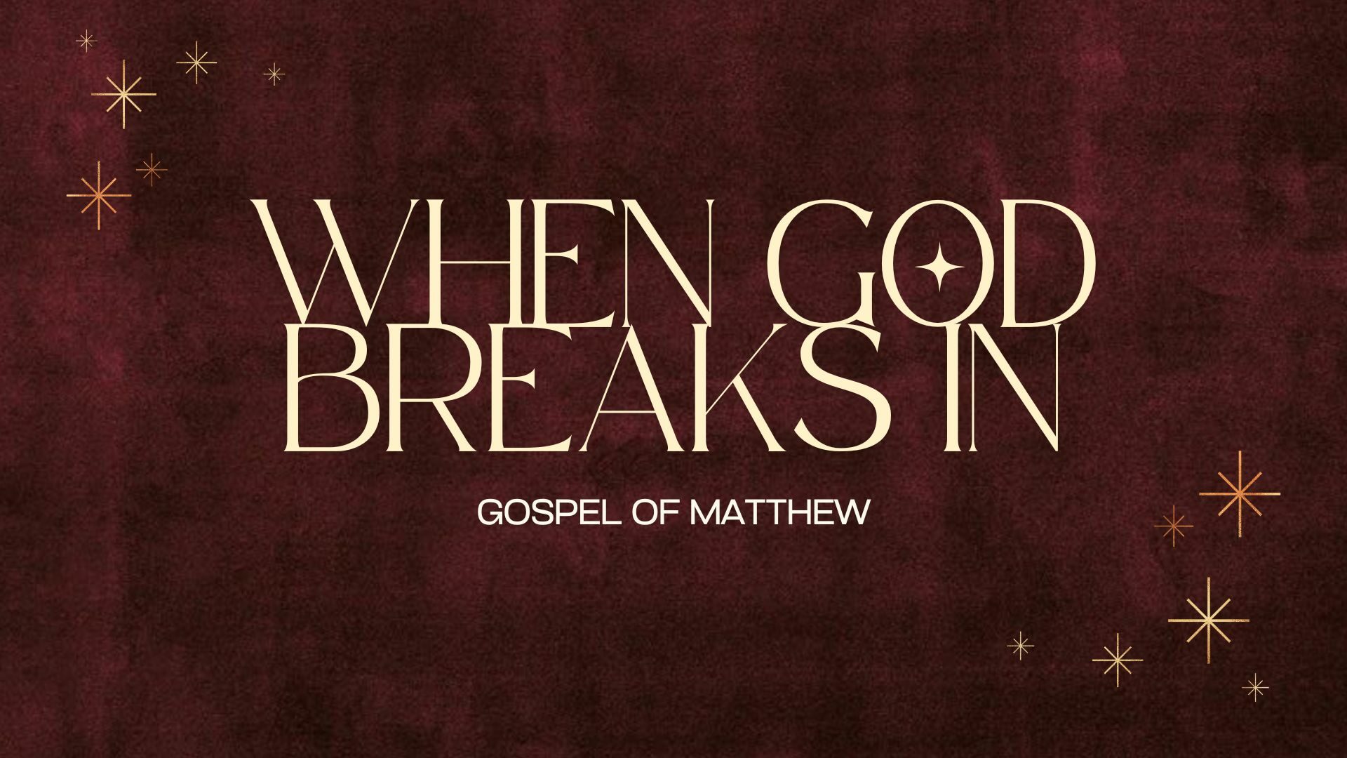 Year-End Message — Covenant Evangelical Free Church